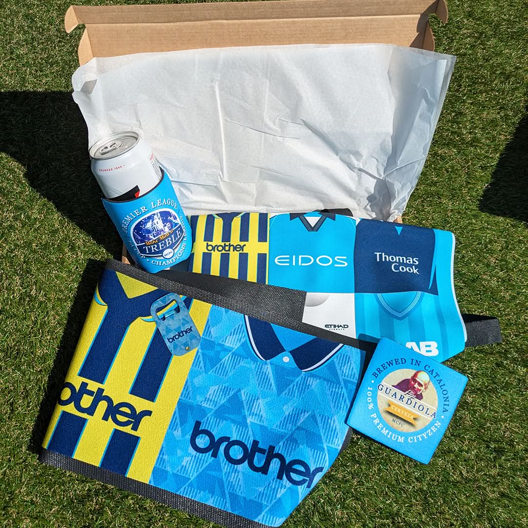 Manchester Blue - Retro Bar Box - The Perfect Time Capsule Gift Box fo – https://britishmade.gifts/