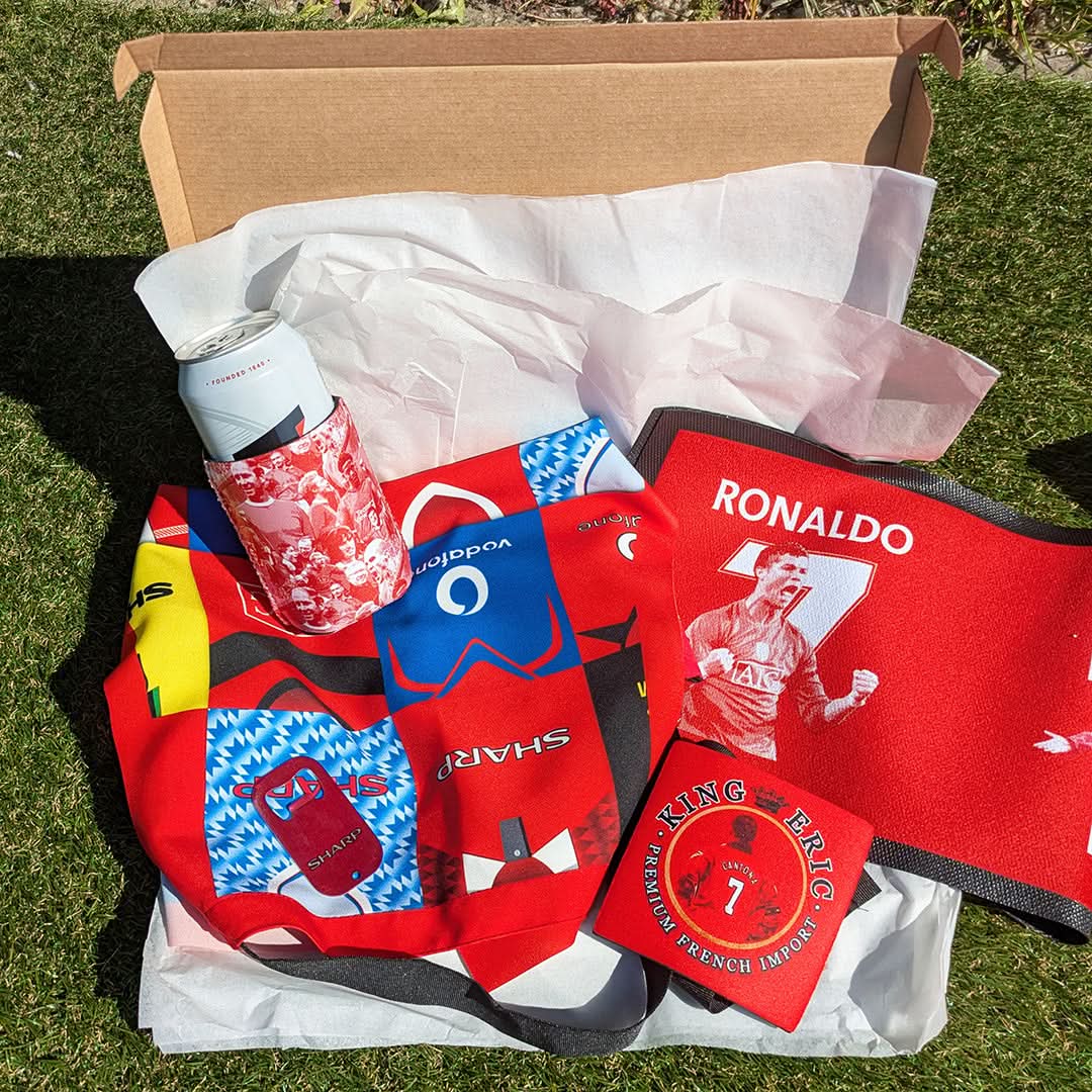 Manchester Red - Retro Bar Box - The Perfect Time Capsule Gift Box for – https://britishmade.gifts/