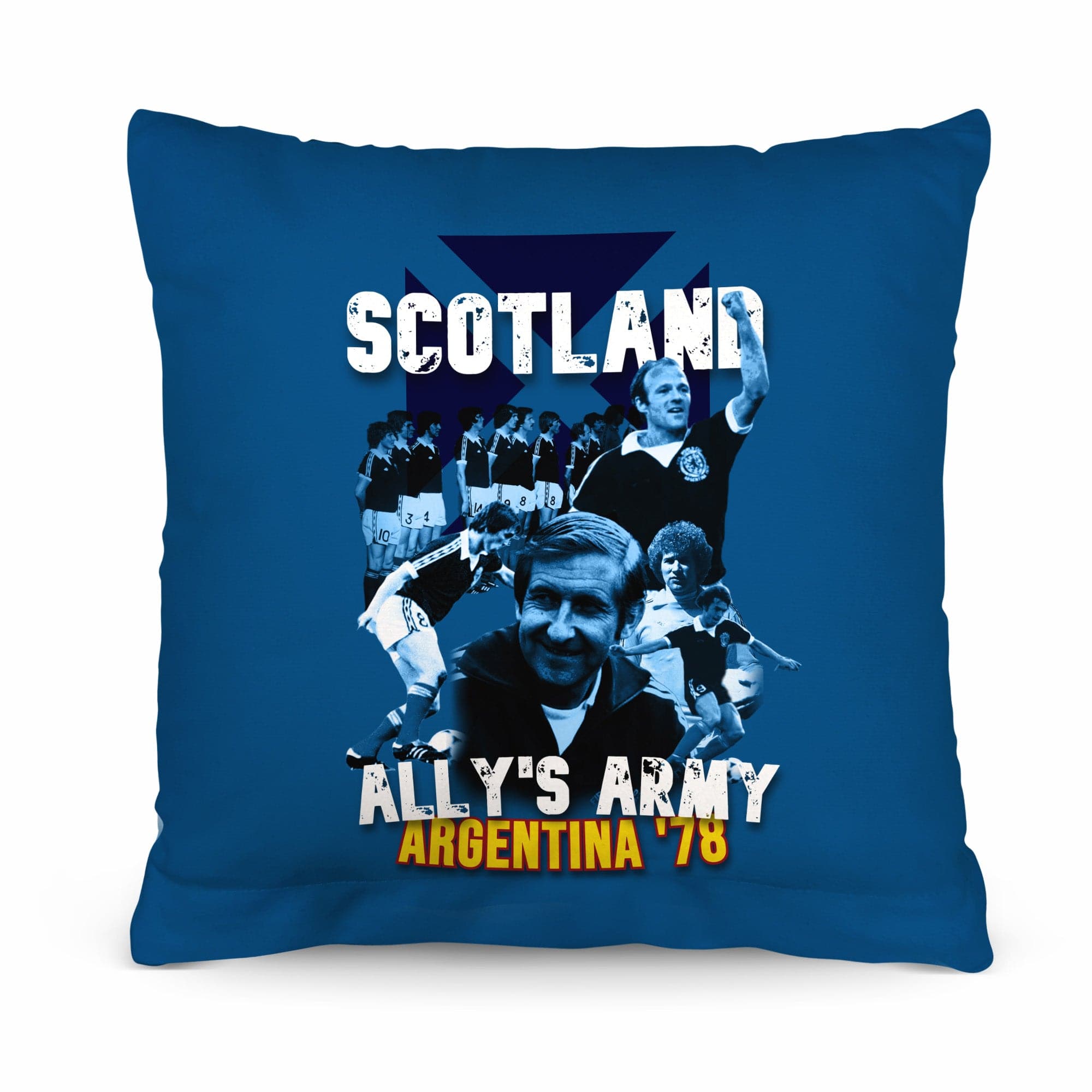 Scotland 1978 Argentina Cushion - Two Sizes – https://britishmade.gifts/