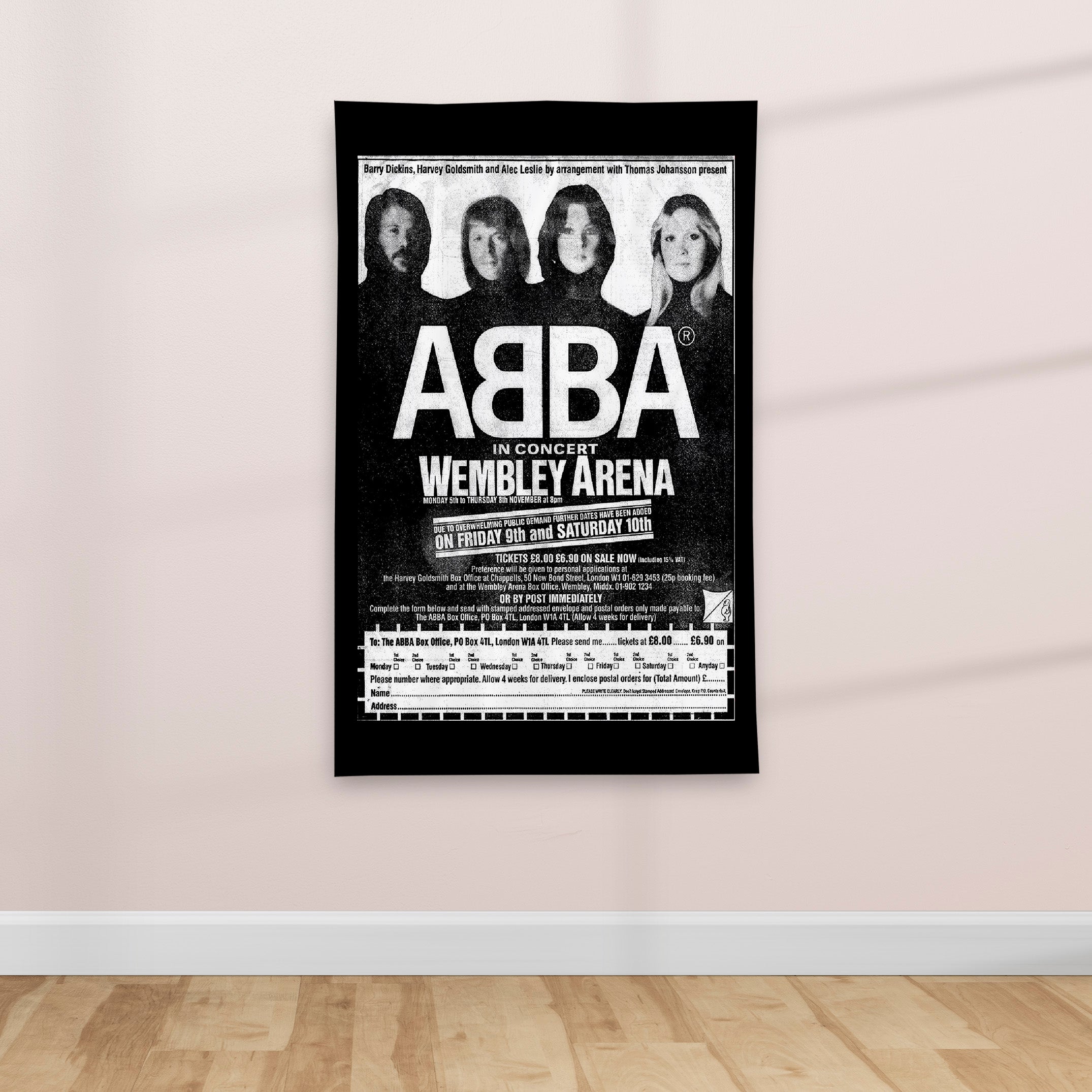 1970s Retro British Europop Music Textile Poster – https://britishmade ...