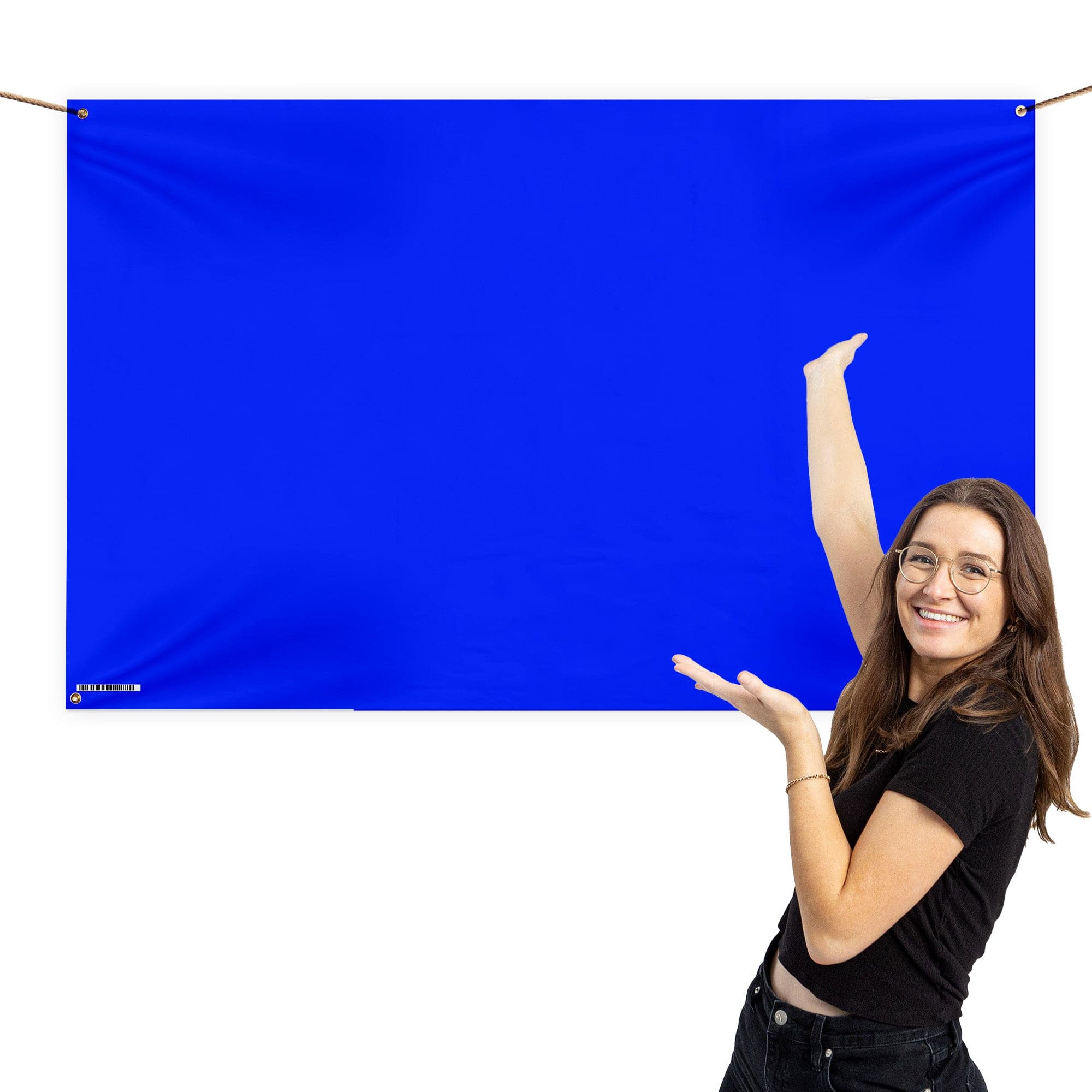 Blue Screen Banner - 5ft x 3ft Fabric Banner – https://britishmade.gifts/