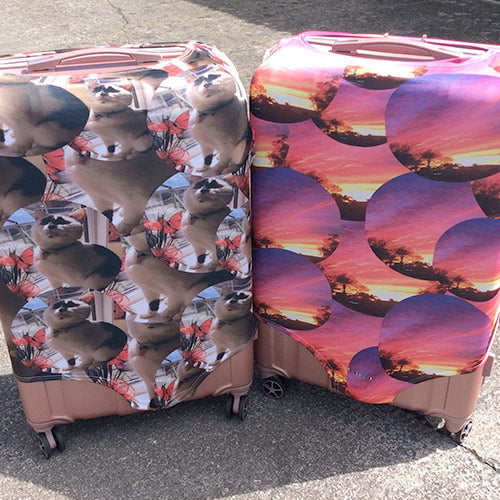 Your Face All Over - Personalised Suitcase Cover – https://britishmade ...