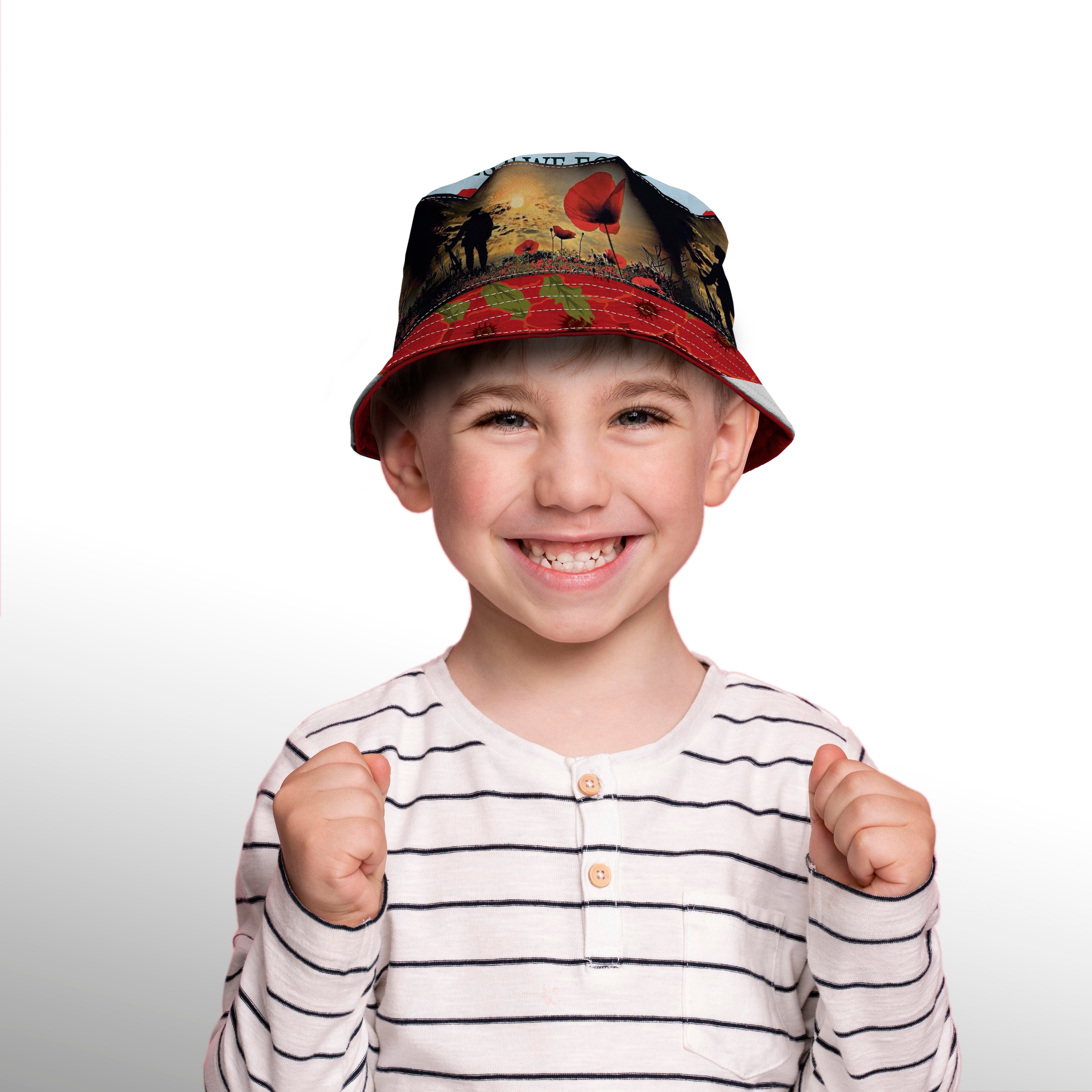 Lest We Forget Bucket Hat – https://britishmade.gifts/