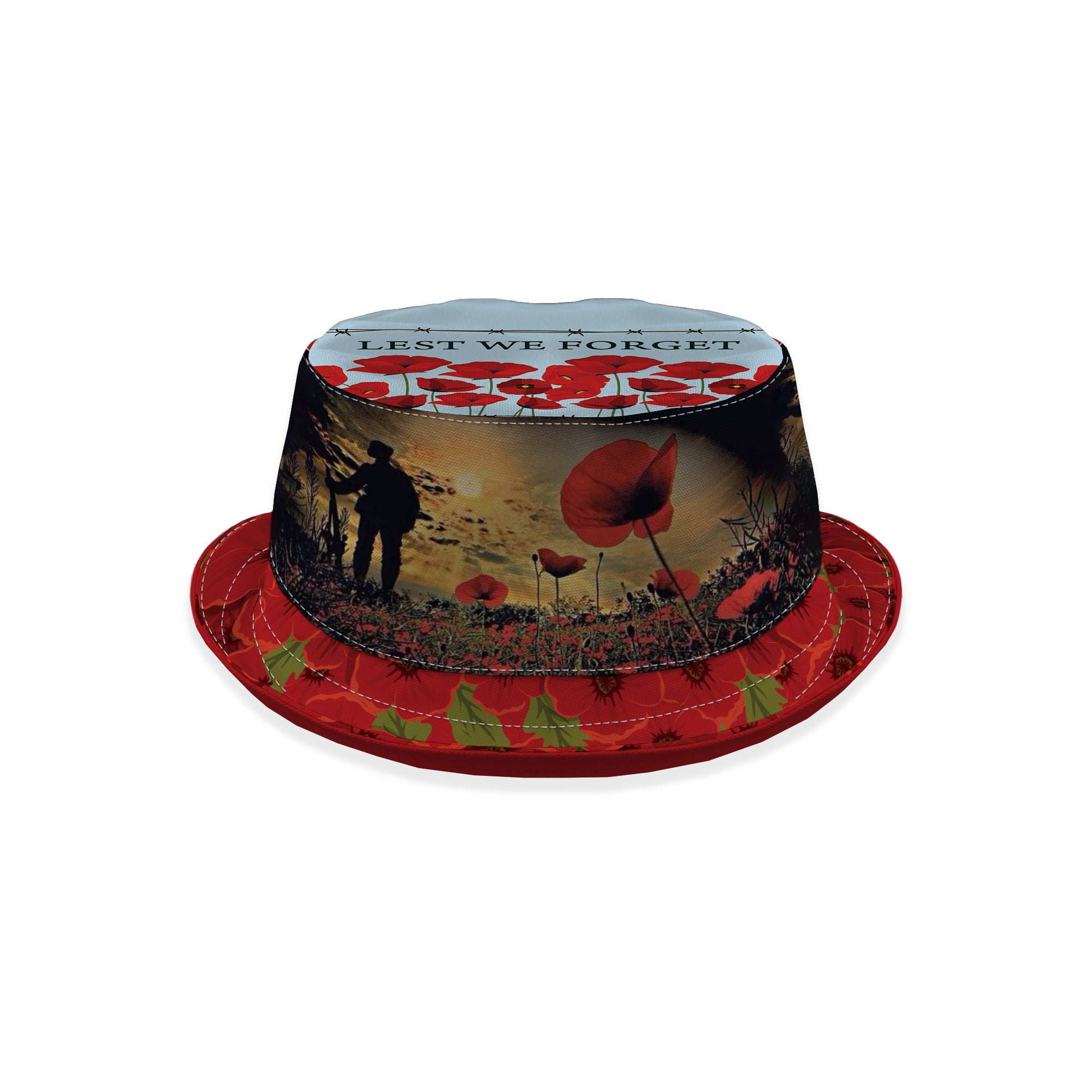 Lest We Forget Bucket Hat – https://britishmade.gifts/
