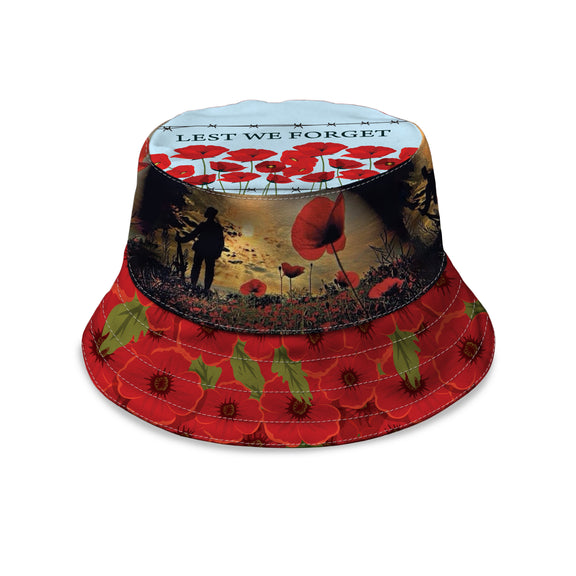 Lest We Forget Bucket Hat – https://britishmade.gifts/