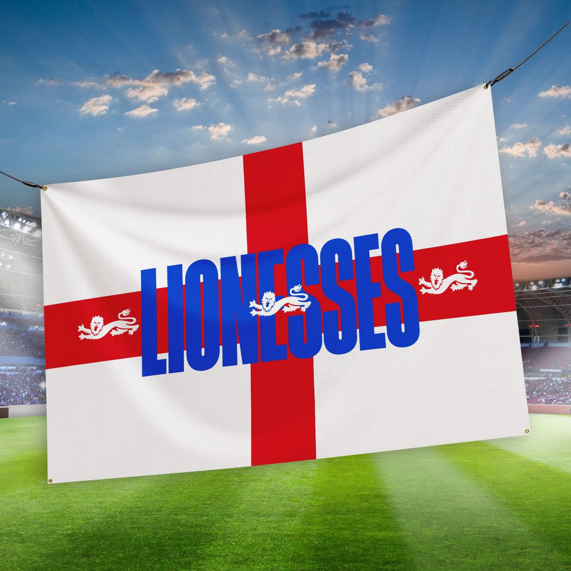 England Lionesses - EURO 2025 - St George's Flag - 3 Sizes! – https ...