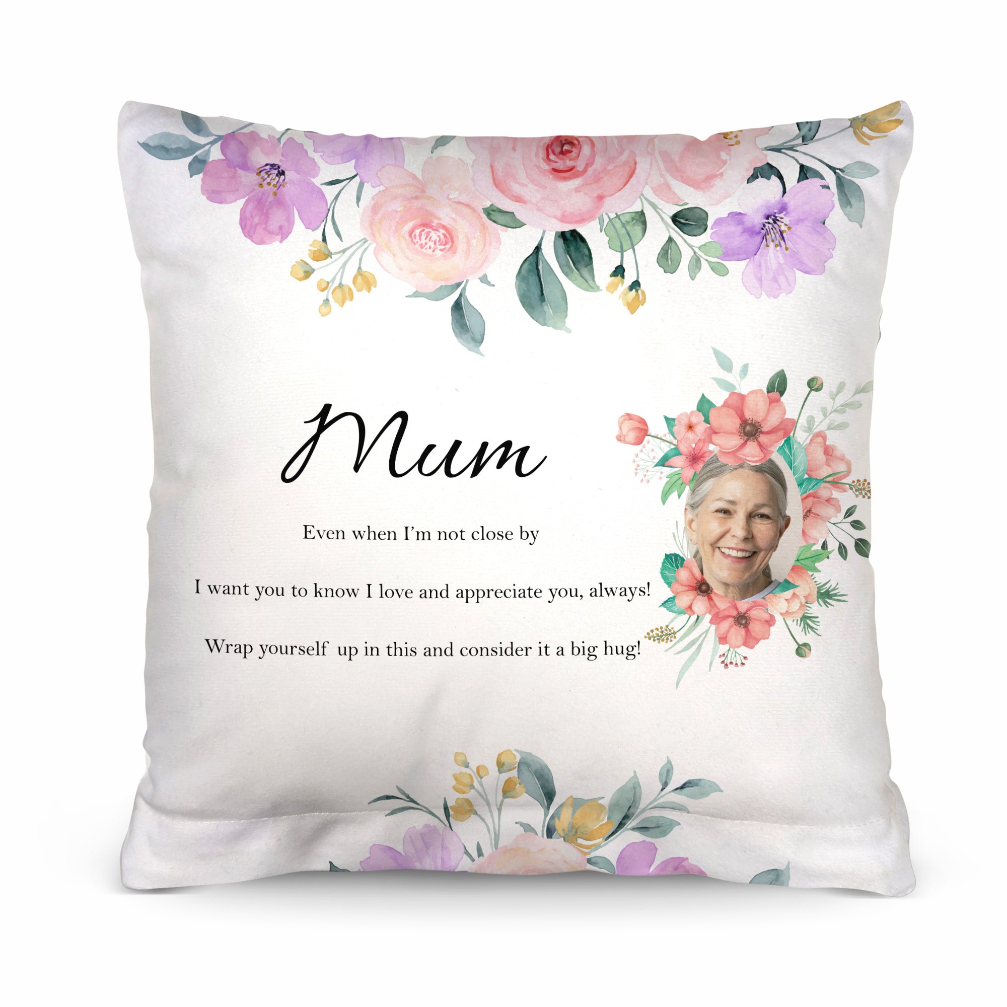 Mother's day Poem - 2 photo Personalised Cushion - Two Sizes – https ...