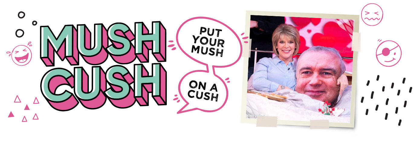 Mega Mush Face Pillow - Put your Mush on a Cush! – https://britishmade ...
