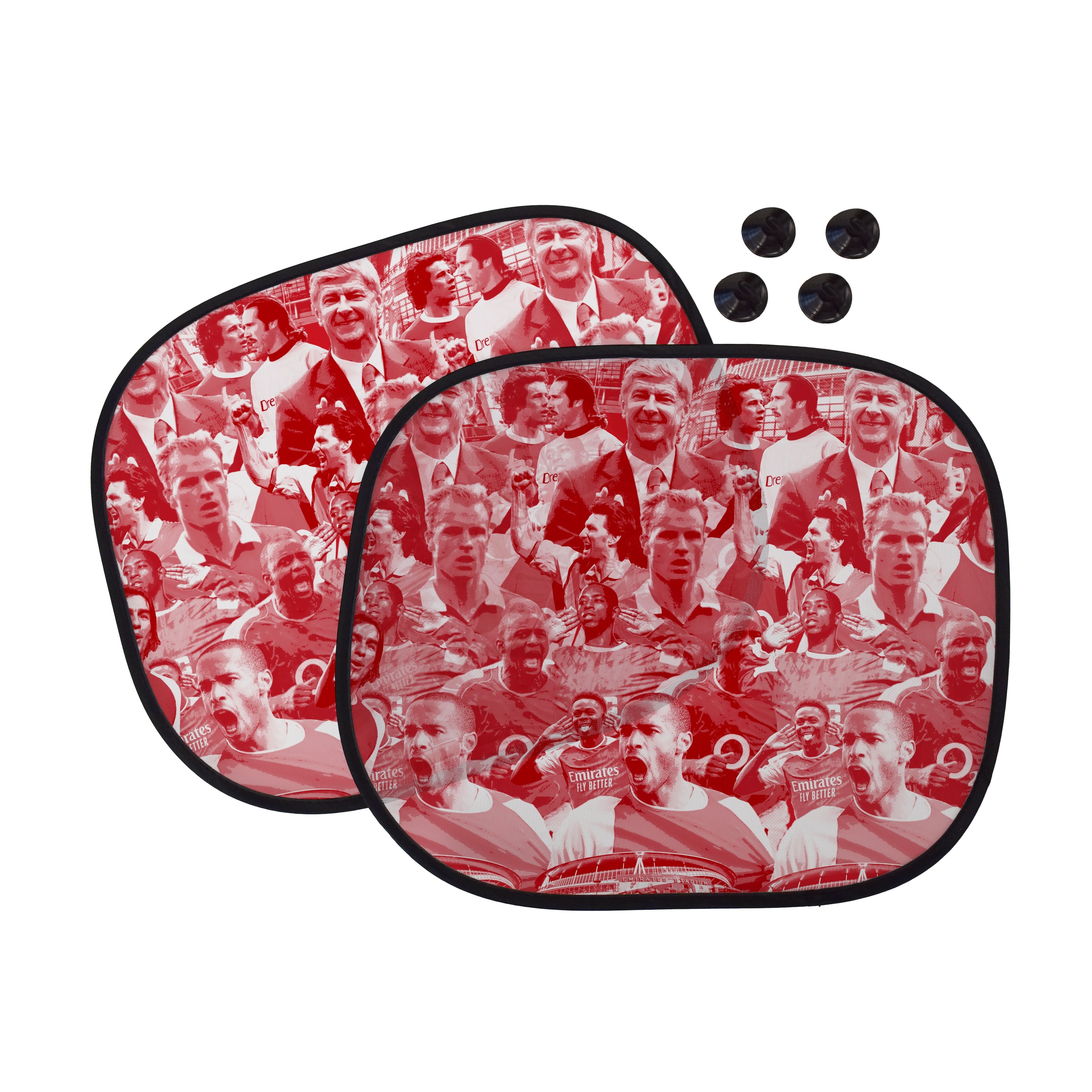 The Gooners Montage - Car Sun Shade - Set of 2 – https://britishmade.gifts/