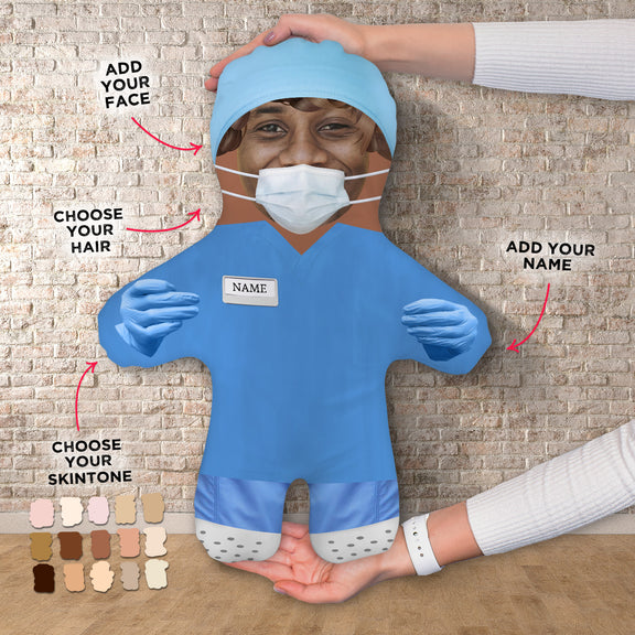 Surgeon - Custom - Mini Me Personalised Doll – https://britishmade.gifts/