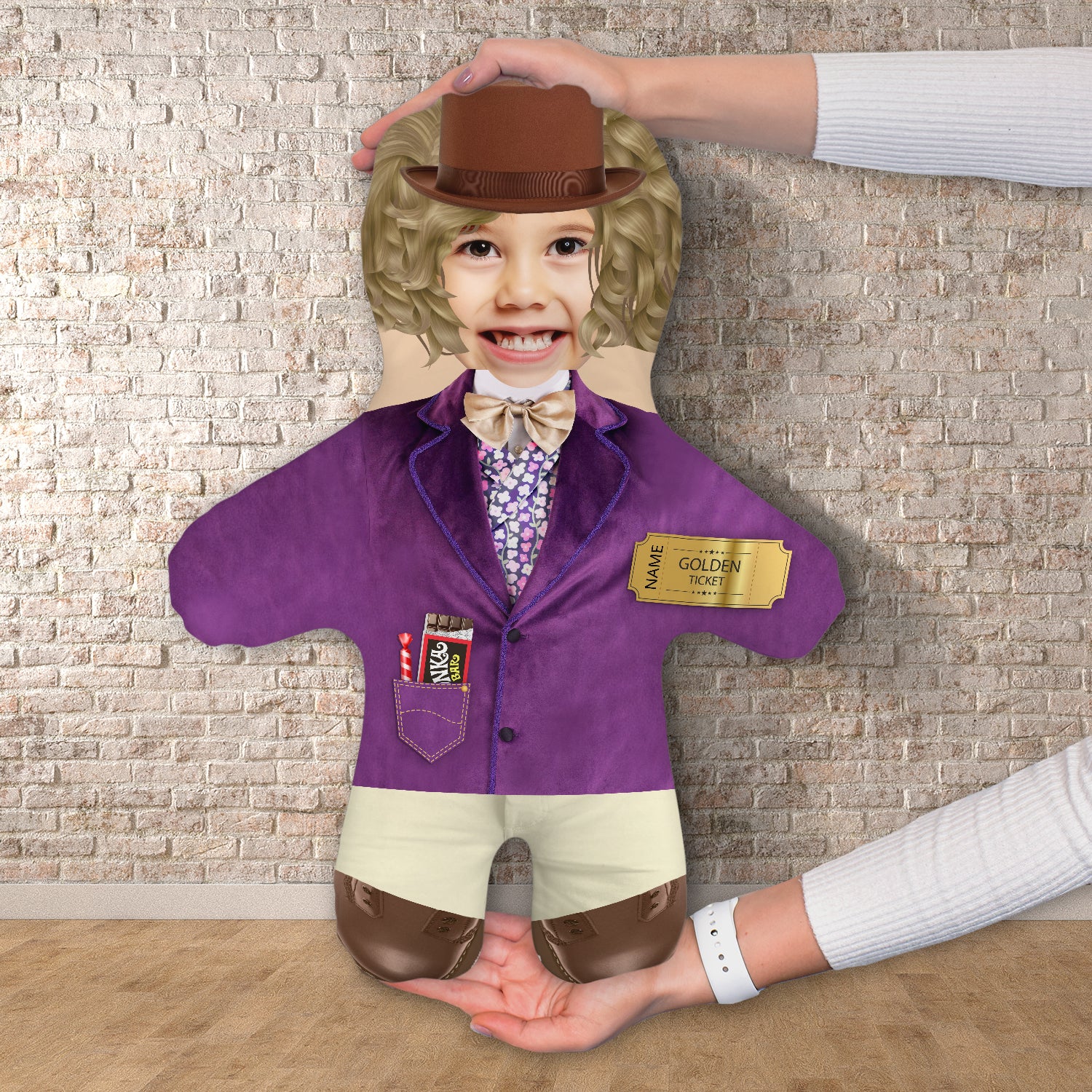 Purple Suit - Golden Ticket - Wonka - Mini Me Personalised Doll – https ...