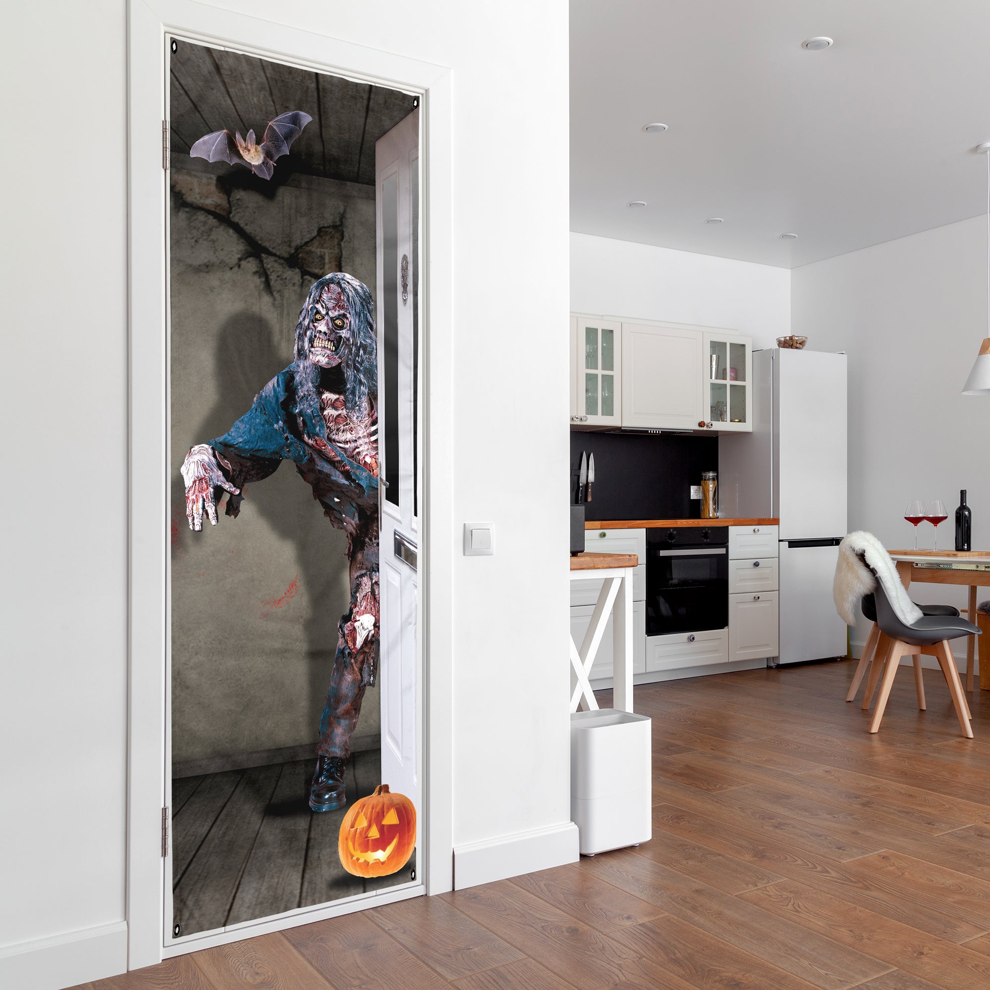 Personalised Text - Horror Zombie - Halloween Wall Art Banner – https ...