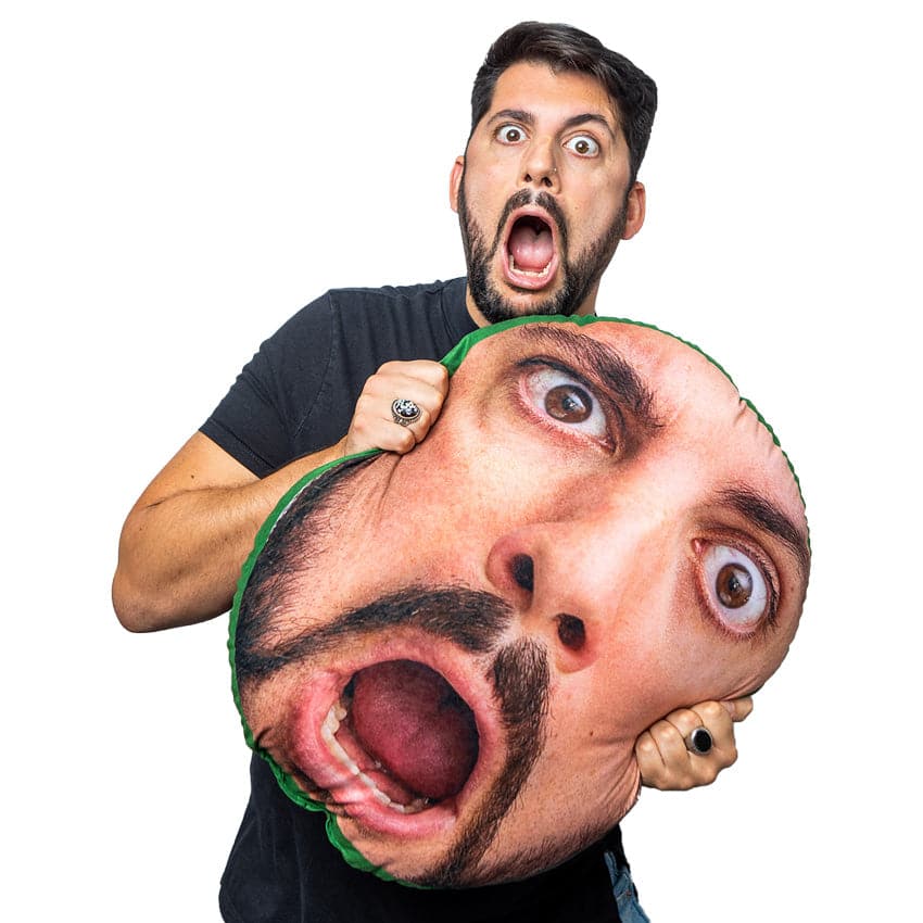 Mega Mush Face Pillow - Put your Mush on a Cush! – https://britishmade ...