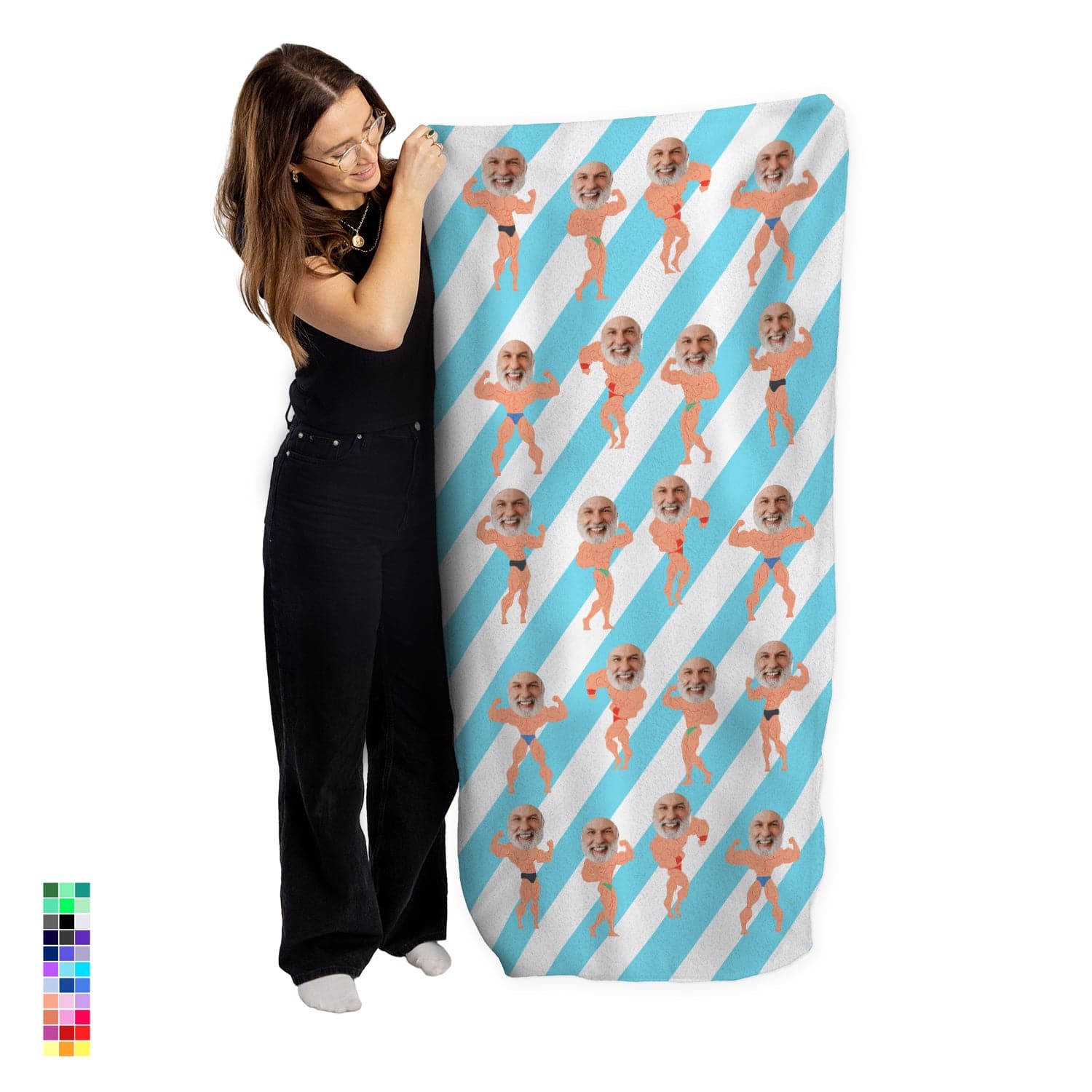 Funny Personalised Beach Towel, Stag Party, Muscle Man – https ...