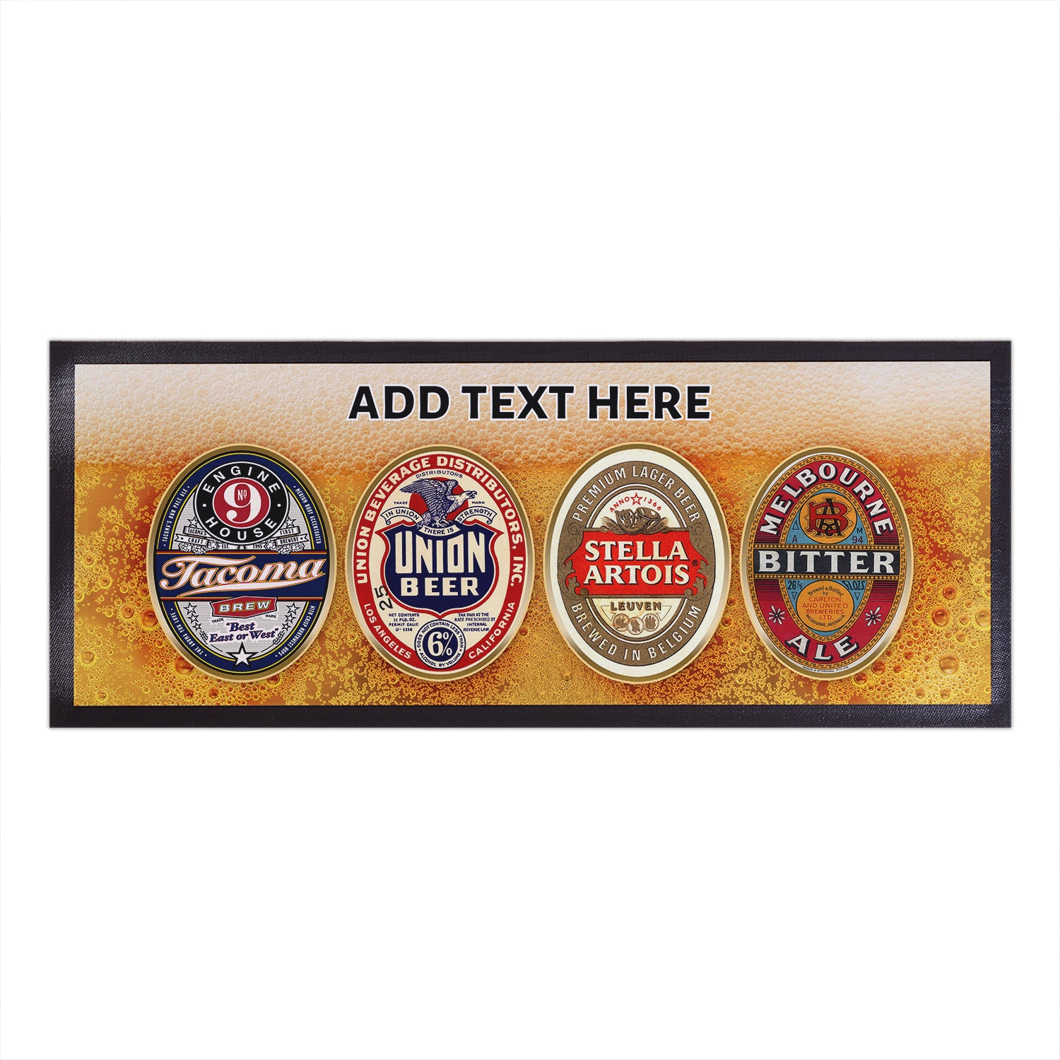 Pub Inspired - Beer Mats - Personalised Text Bar Runner – https ...