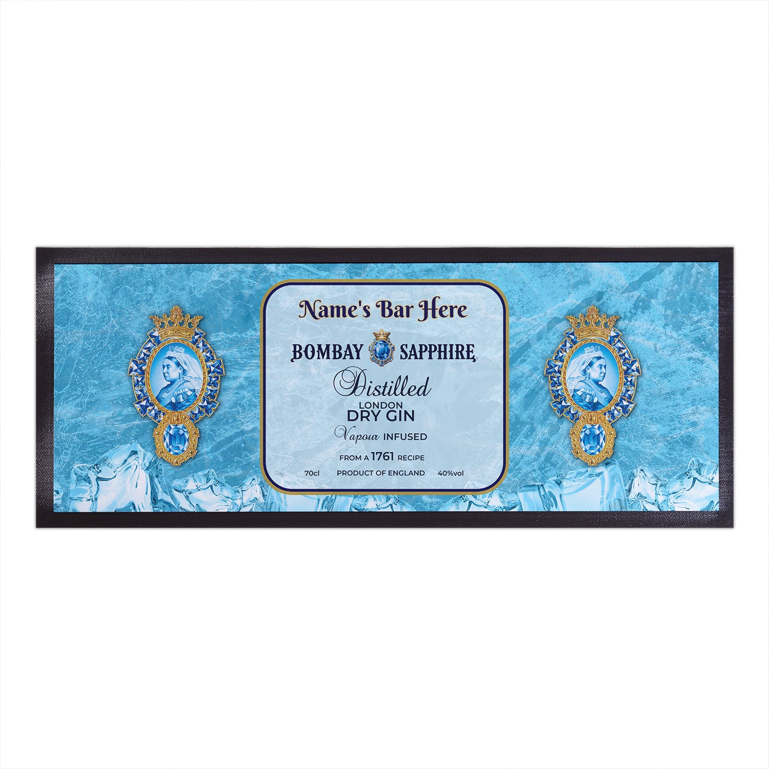 Pub Inspired - Dry Gin - Personalised Text Bar Runner – https ...