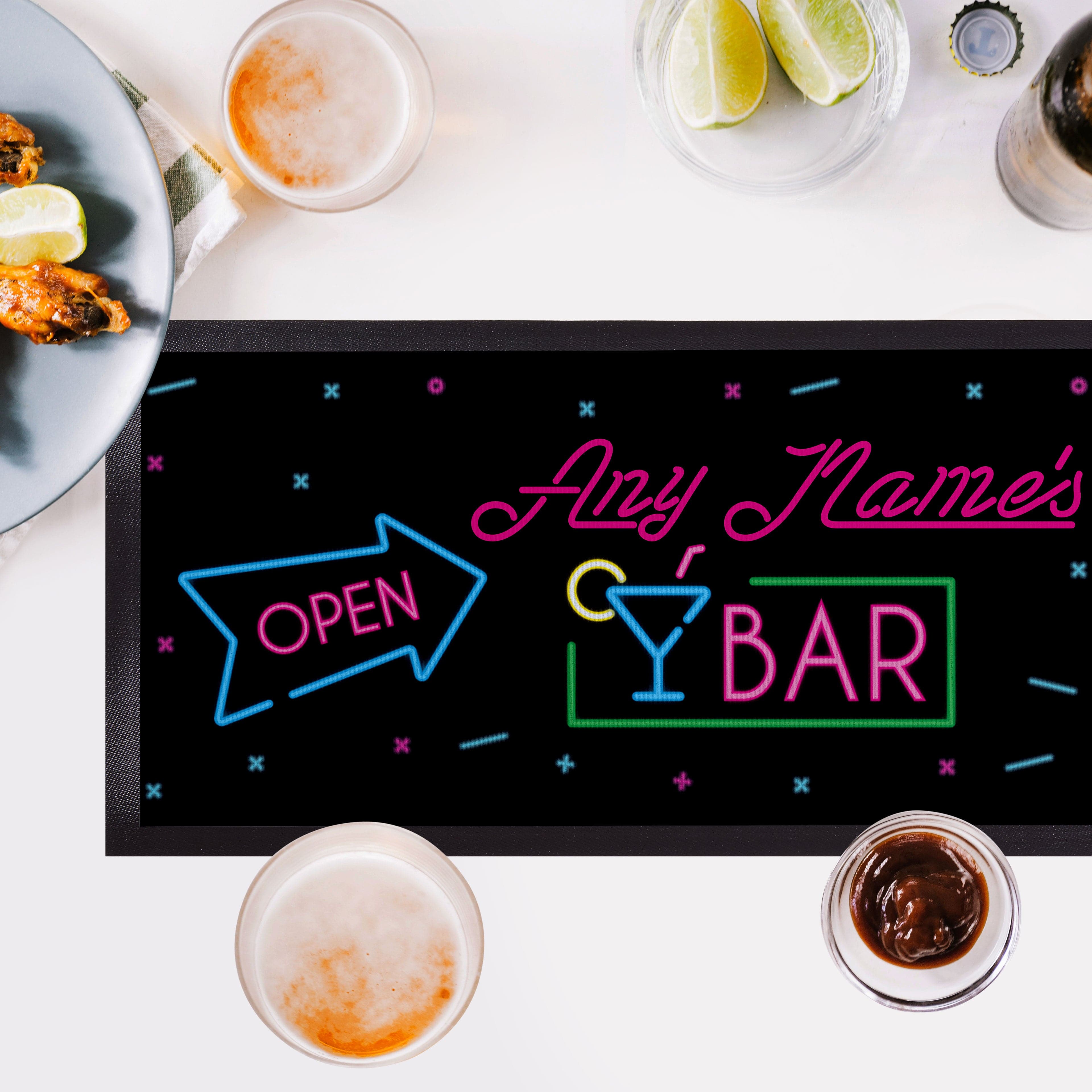 Personalised Bar Runner - Neon Bar Sign – https://britishmade.gifts/