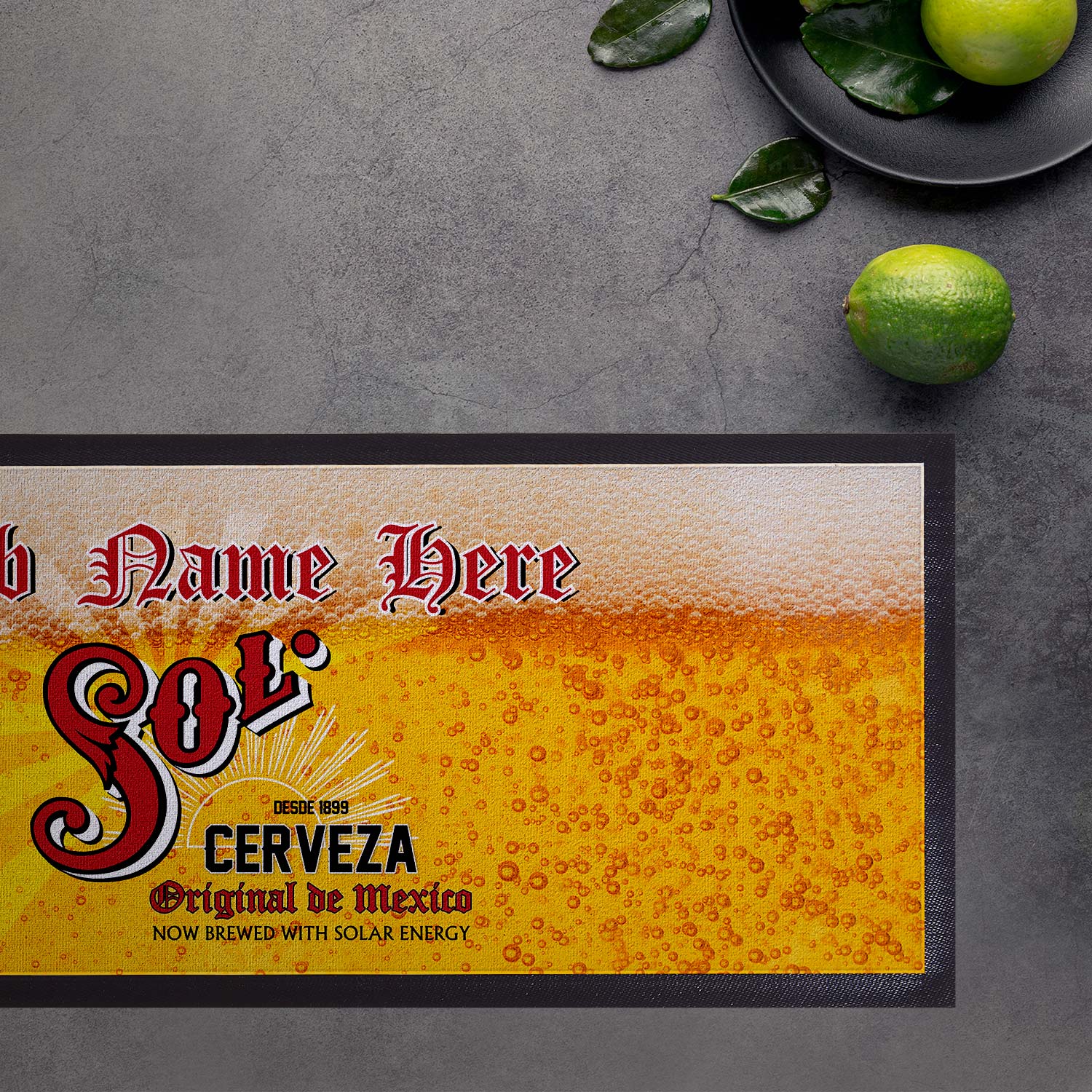 Pub and Beer Inspired - BEER DE MEXICO - Personalised Text Bar Runner ...