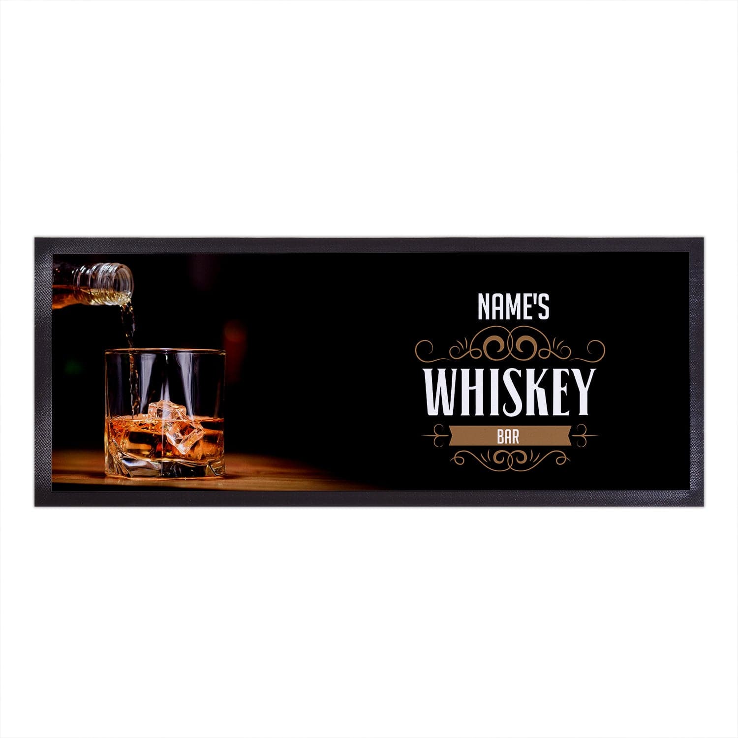 Personalised Bar Runner - Whiskey Bar – https://britishmade.gifts/