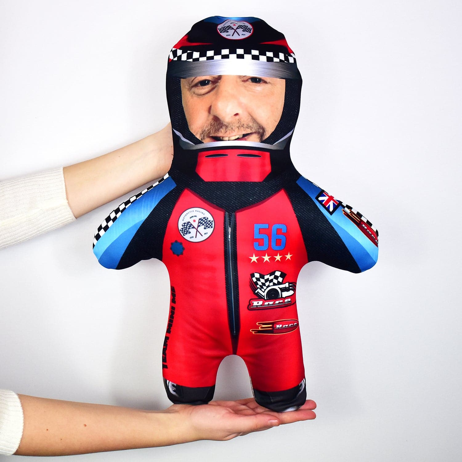 Red Race Car Driver - Personalised Mini Me Doll | Free UK Shipping ...