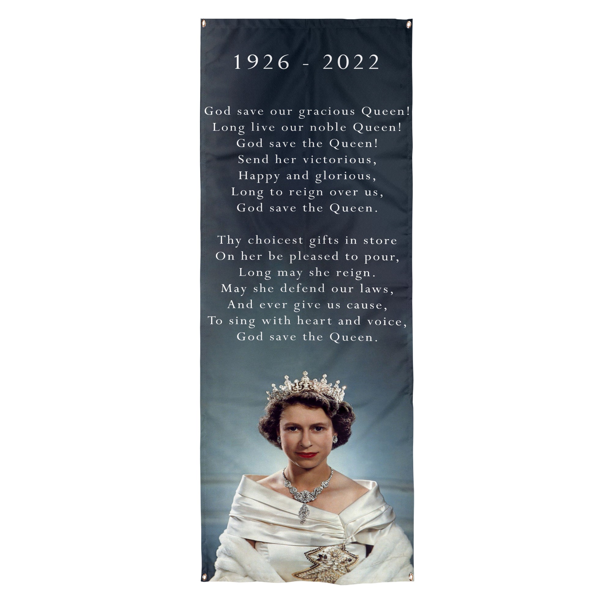 Queens Commemorative National Anthem - Door Banner – https ...