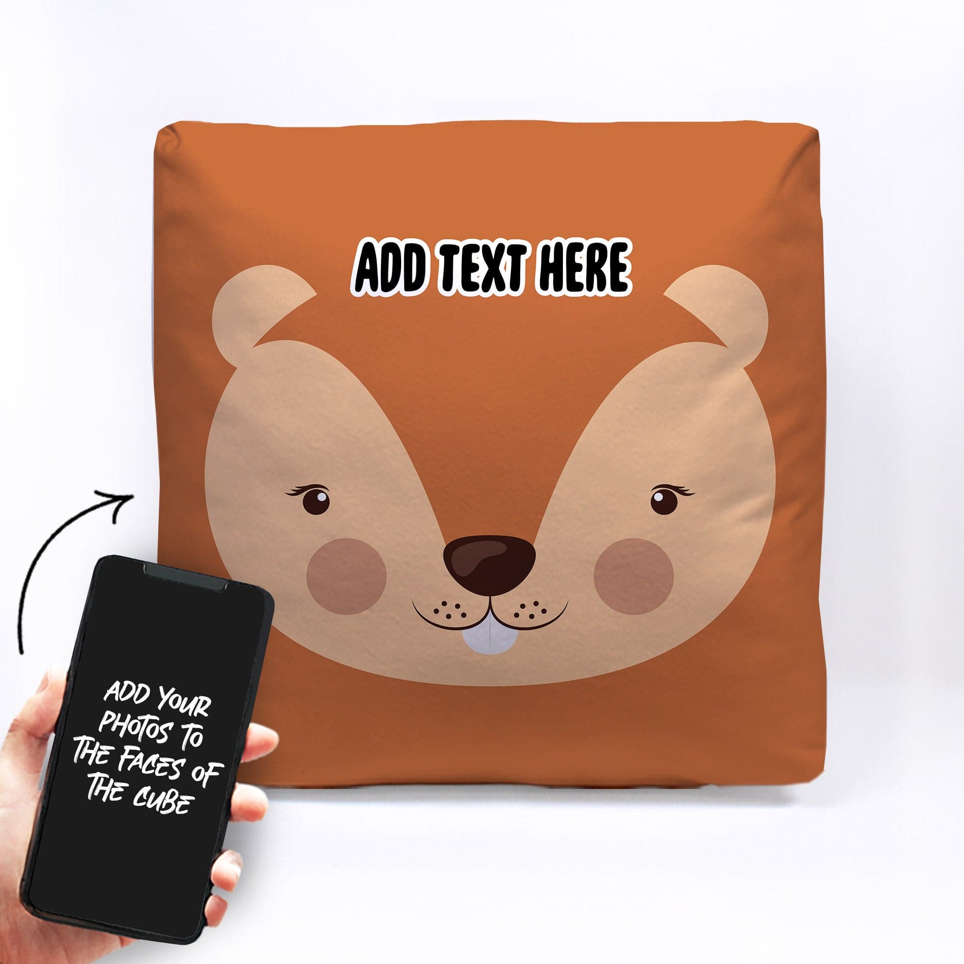 Personalised Hamster Photo Cube Cushion - Two Sizes – https ...