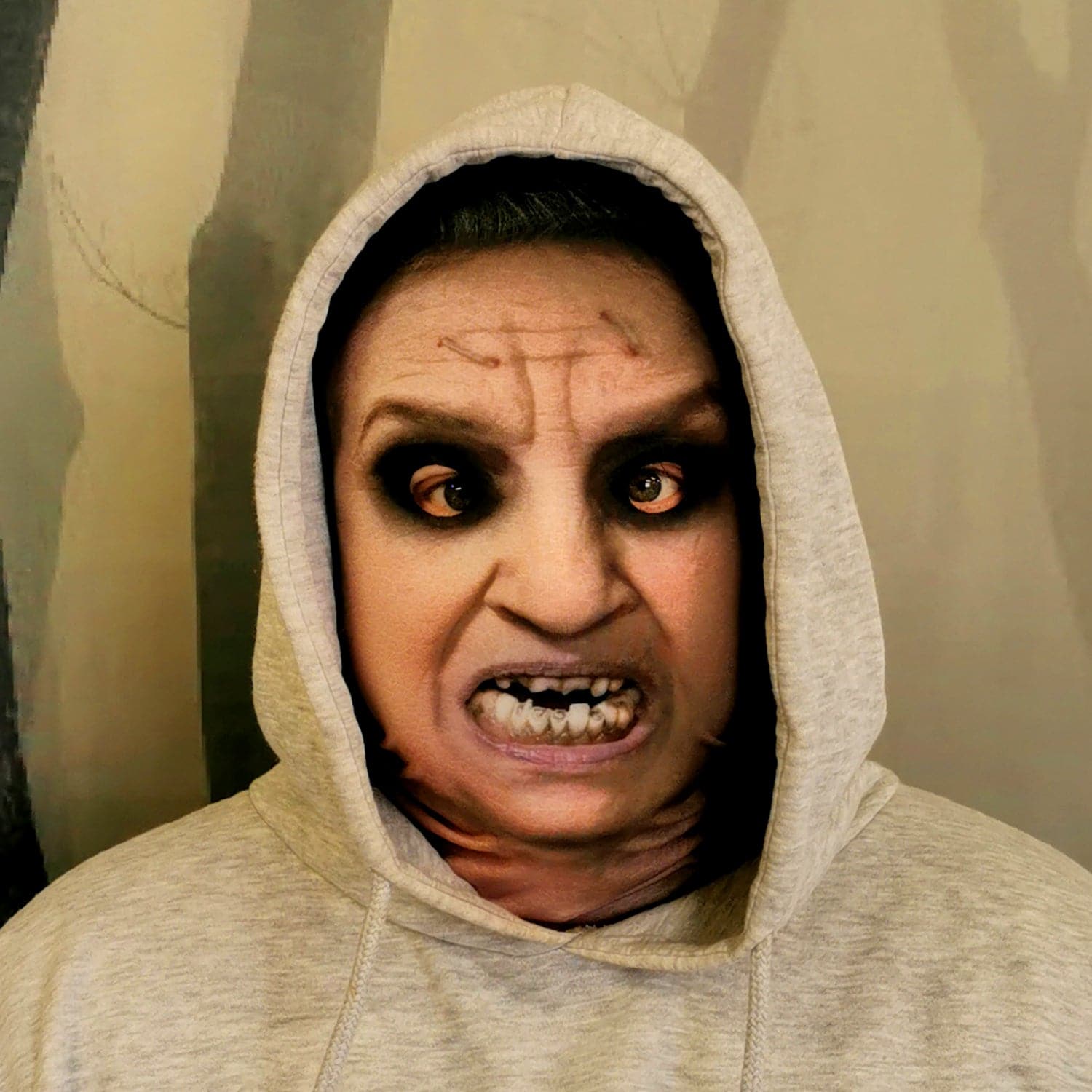 Possessed Old Woman Horror Faceskin – https://britishmade.gifts/