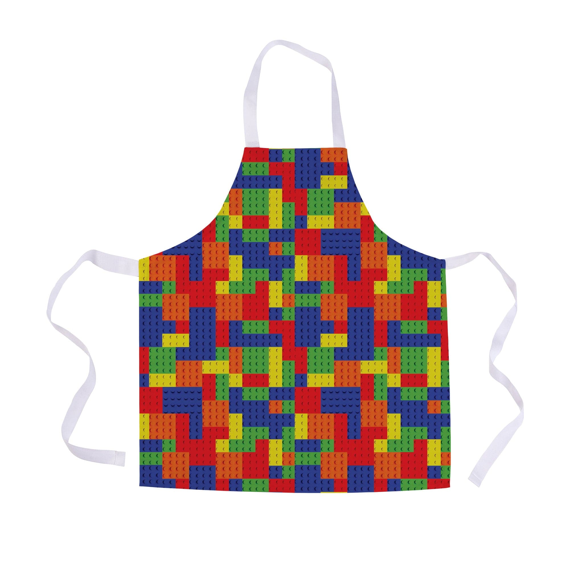 Personalised Building Bricks - Kids Apron – https://britishmade.gifts/