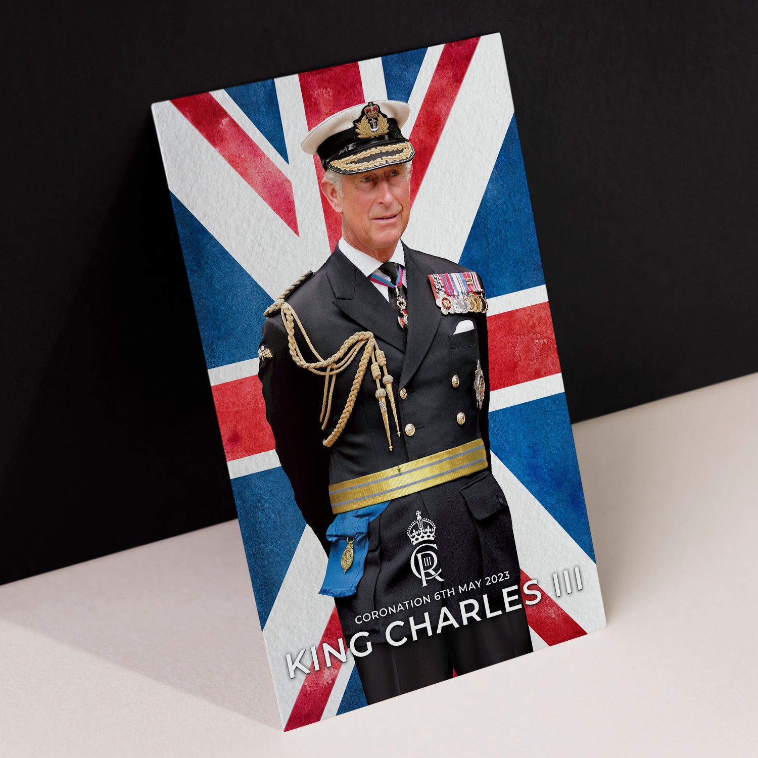King Charles Coronation - Uniform - A4 Metal Sign Plaque - Frame Optio ...
