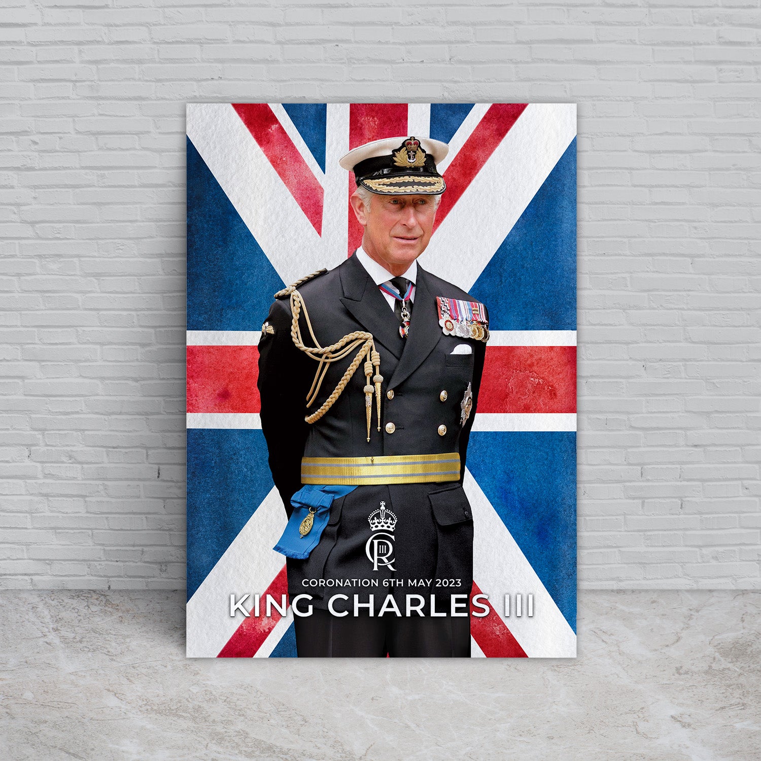 King Charles Coronation - Uniform - A4 Metal Sign Plaque - Frame Optio ...