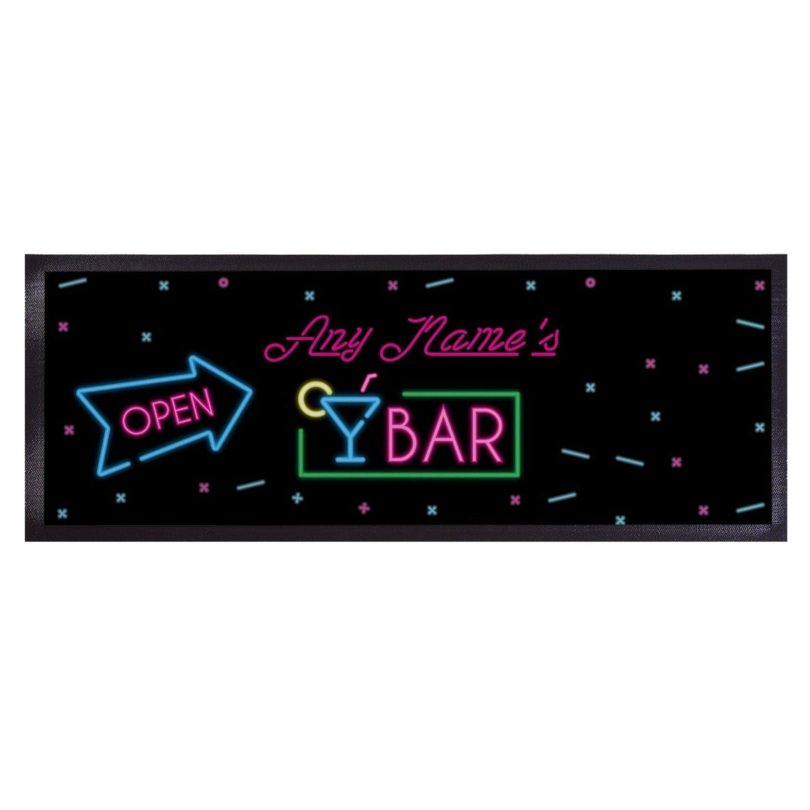 Personalised Bar Runner - Neon Bar Sign – https://britishmade.gifts/