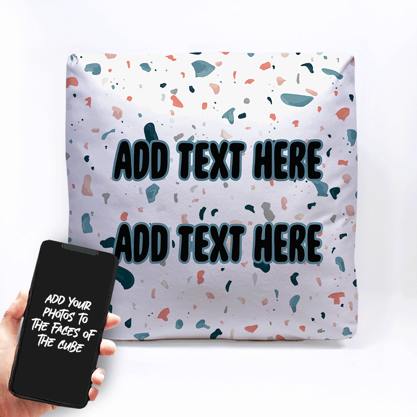 Personalised Paint Chip Photo Cube Cushion - Two Sizes – https ...