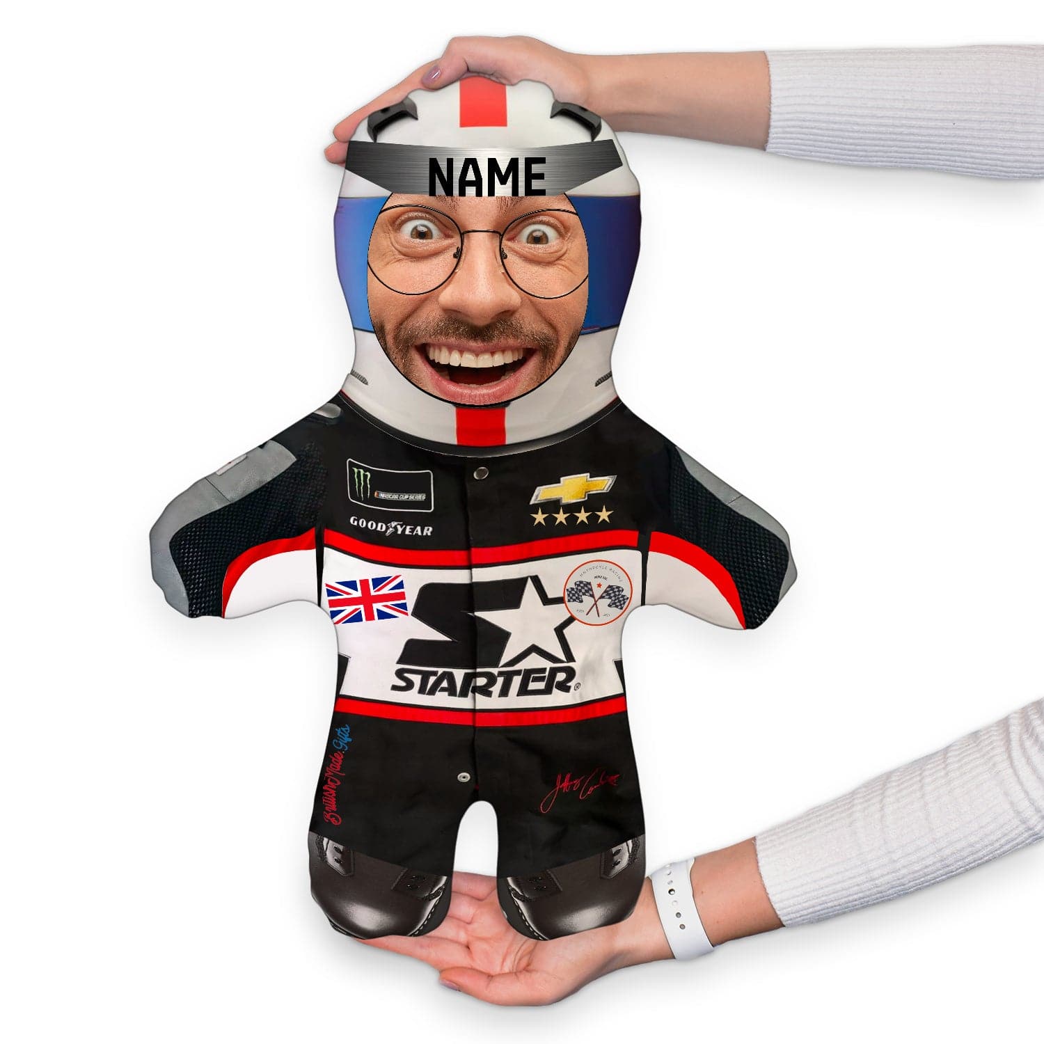 Race Car Driver - Personalised Mini Me Doll | Free UK Shipping – https ...