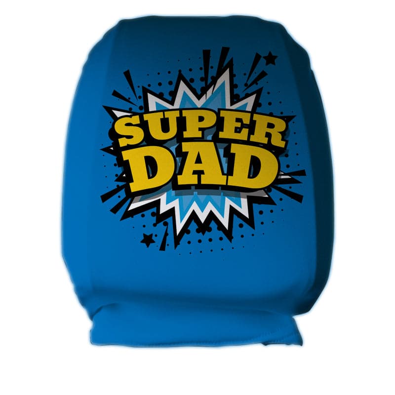 Super Dad Comic - Car Seat Headrest Covers – https://britishmade.gifts/